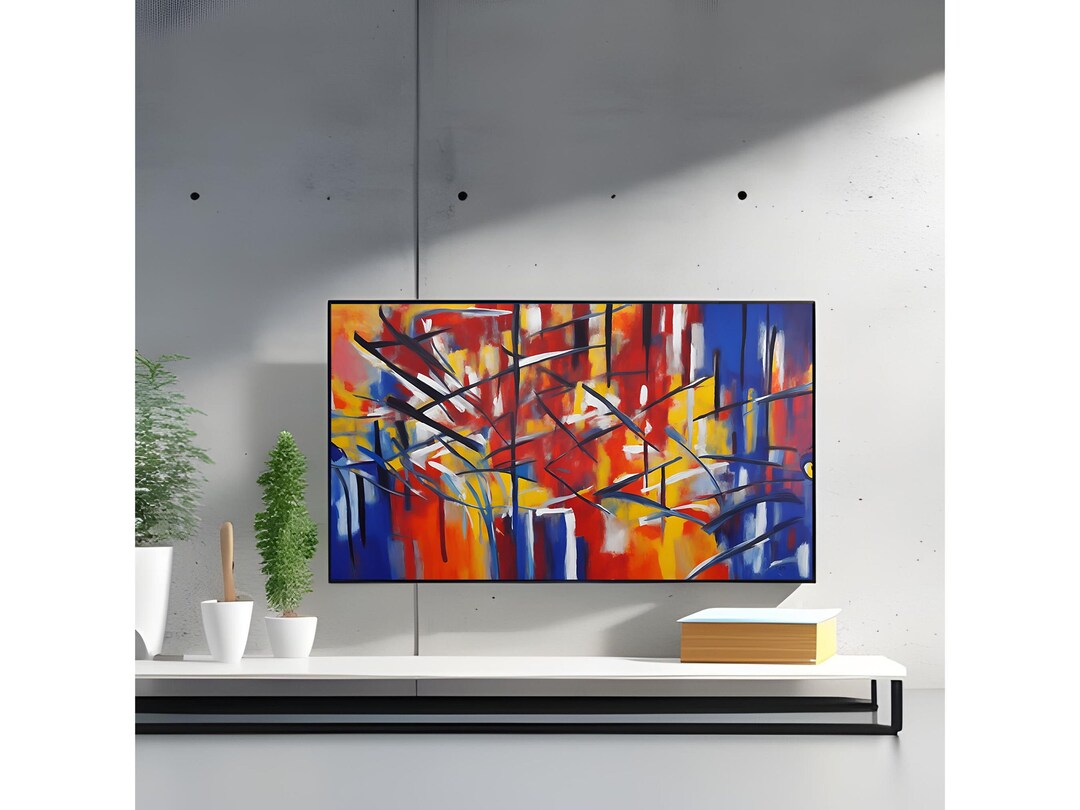 Abstract Art for Tv Digital Download Abstract Art Wall Decor Smart Tv ...