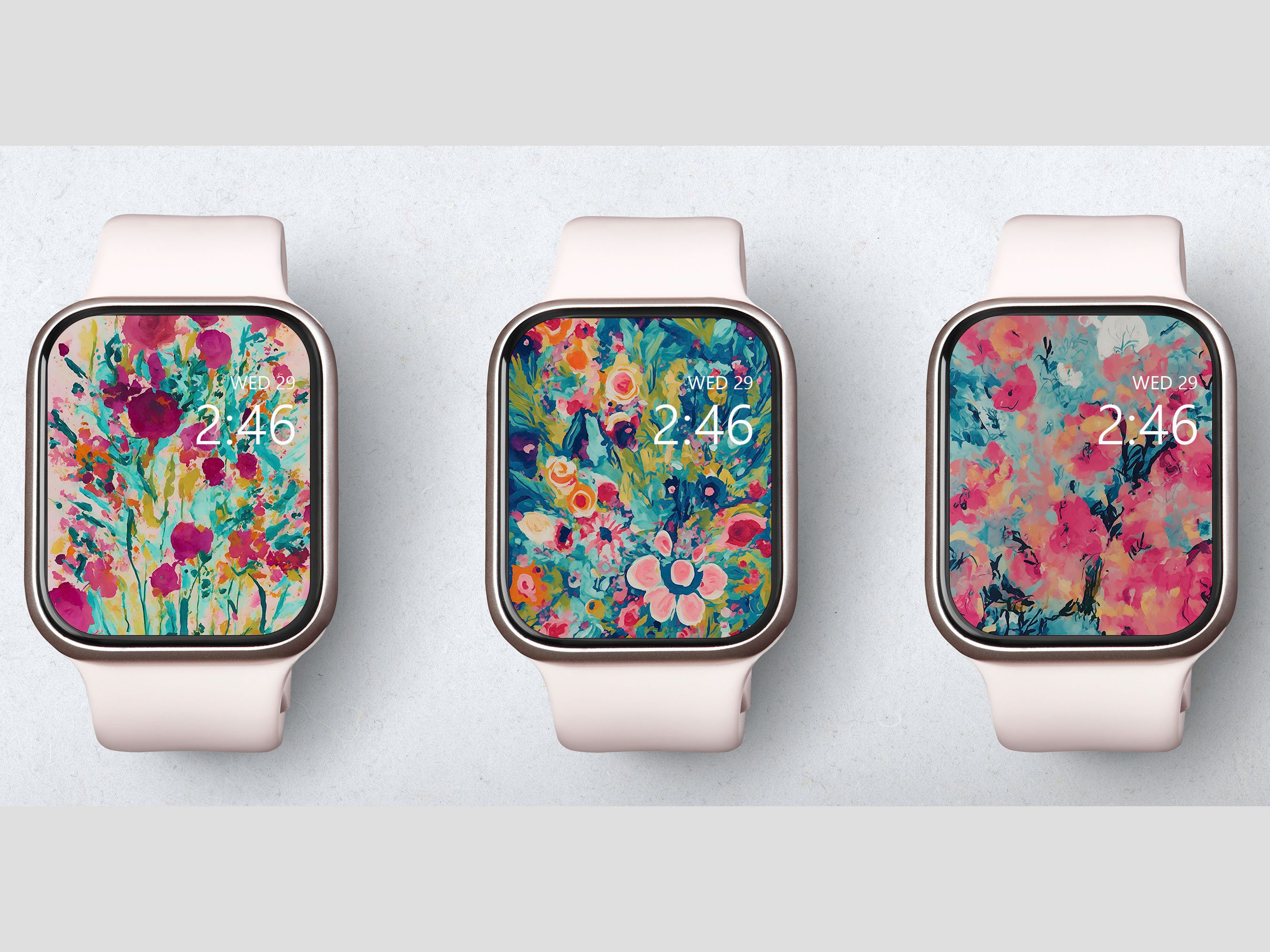 Watch Face Smartwatch Custom Art Background Digital Watch Custom Face ...