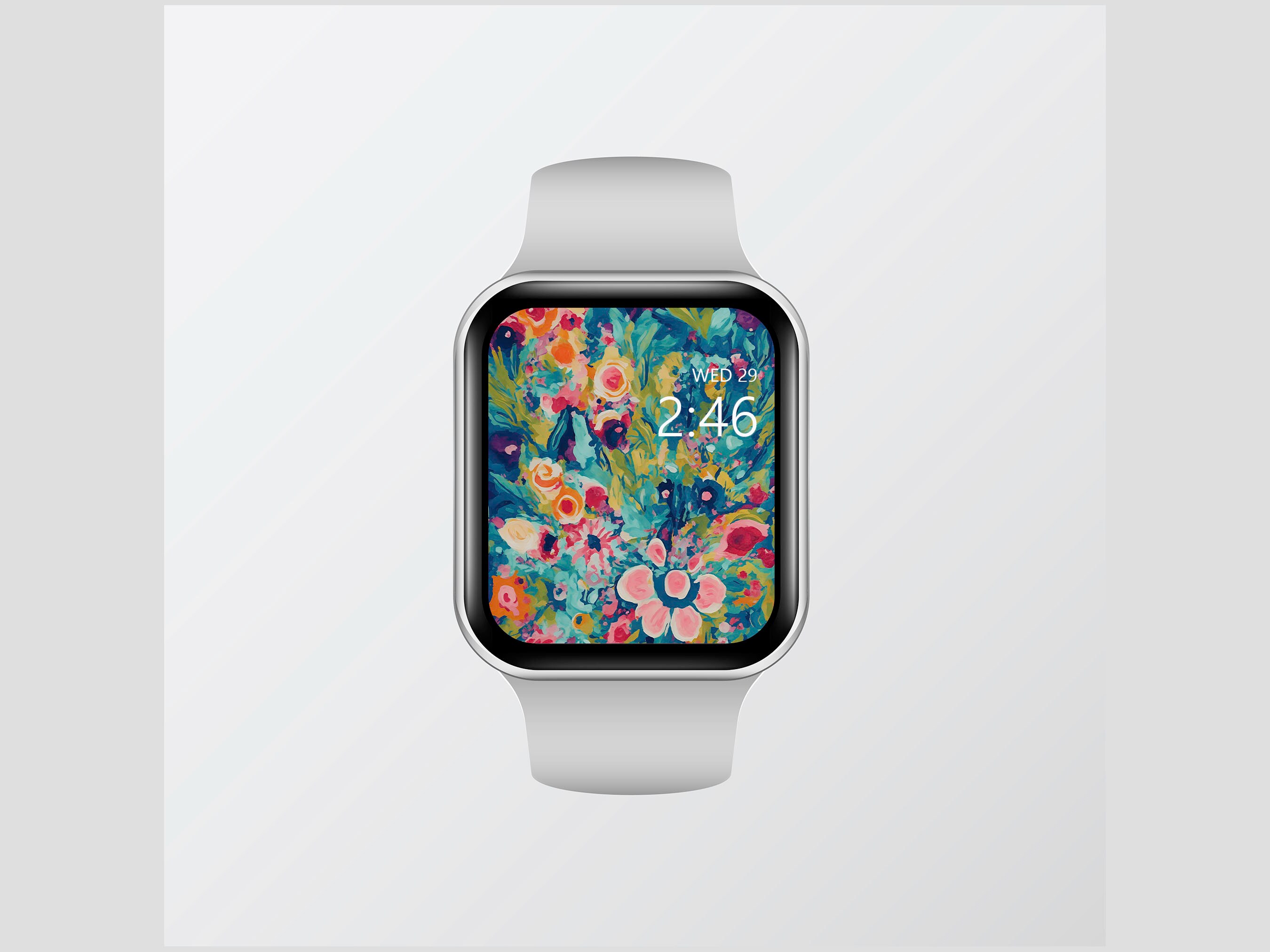 Watch Face Smartwatch Custom Art Background Digital Watch Custom Face ...