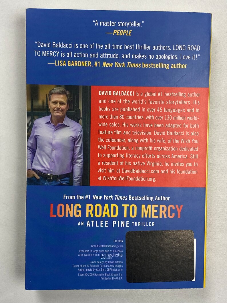 Long Road to Mercy by David Baldacci - Etsy