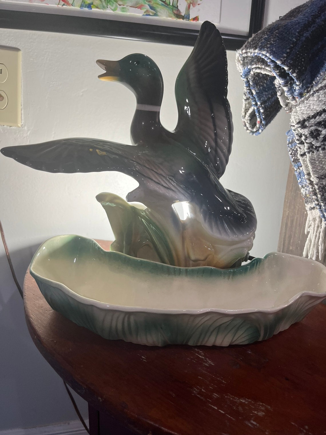 1950s Vintage Mallard Duck Lamp by Lane & Co - Etsy