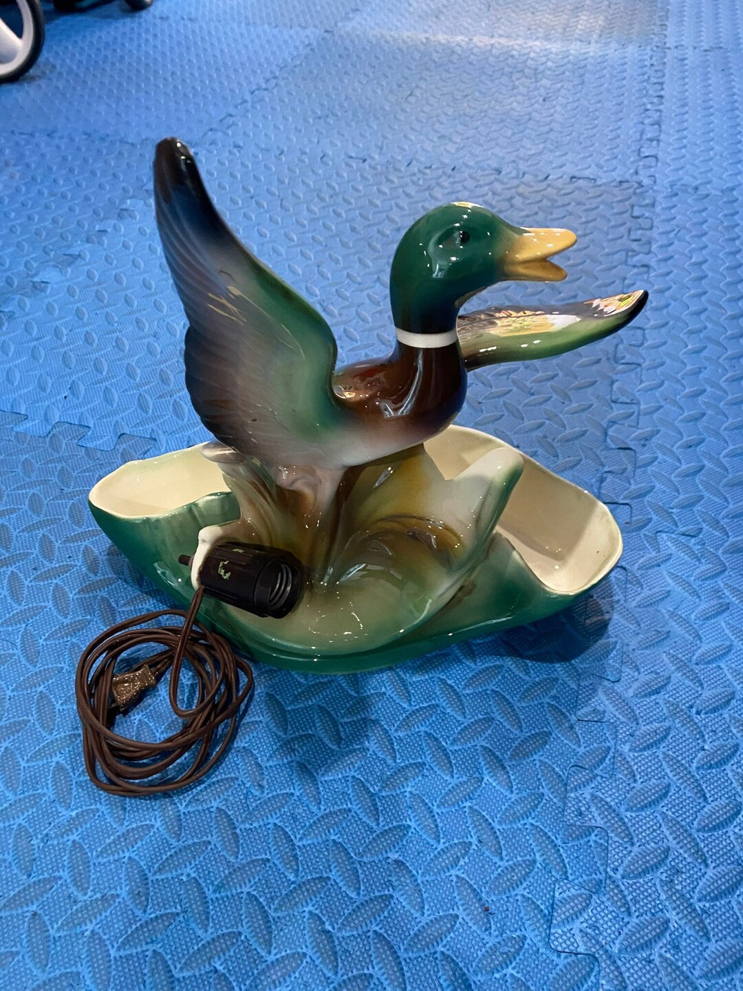 1950s Vintage Mallard Duck Lamp by Lane & Co - Etsy