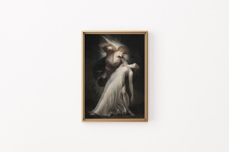 Celadon Und Amelia by Henry Fuseli | Classical Art Print With Antique ...