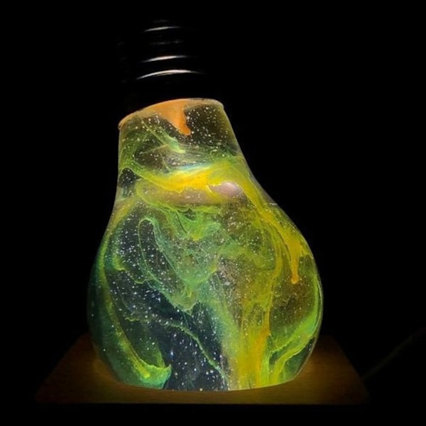 Led Resin Table - Etsy