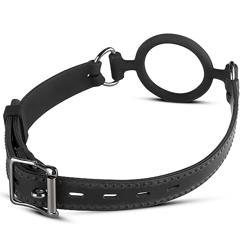 Silicone Ring Gag Black Bondage Ball Gag Mouth Gagmouth Bondage Etsy