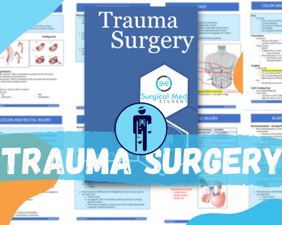 Trauma Surgery Study Guide: Ultimate Review Guide for Medical Students ...