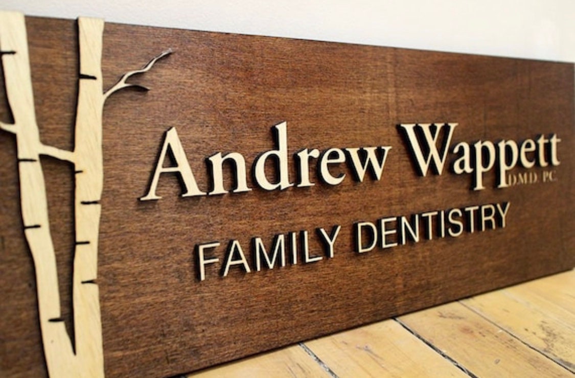 3D Standoff Signs, Custom Business Logo Signage, Metal, Acrylic, Wood ...