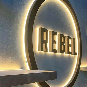 3D Standoff Signs, Custom Business Logo Signage, Metal, Acrylic, Wood ...