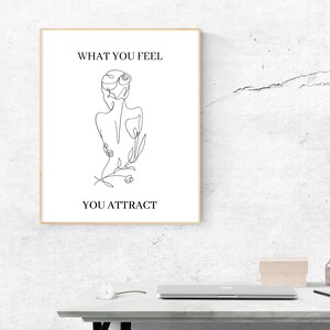 Set of 3 Line Art Print Aesthetic Room Decor Trendy Spiritual Wall Art ...