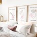Set of 3 Line Art Print Aesthetic Room Decor Trendy Spiritual Wall Art ...