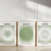 Sage Green Mind Body Soul Aura Poster, Set of 3 Affirmation Poster ...
