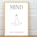 Mind Body Soul, Set of 3 Aura Poster, Living Room Poster, Positive ...