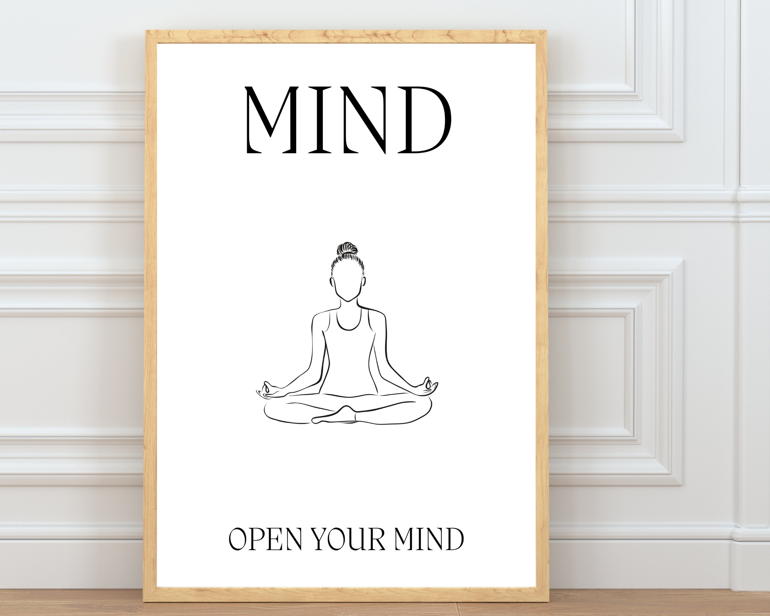 Mind Body Soul, Set of 3 Aura Poster, Living Room Poster, Positive ...