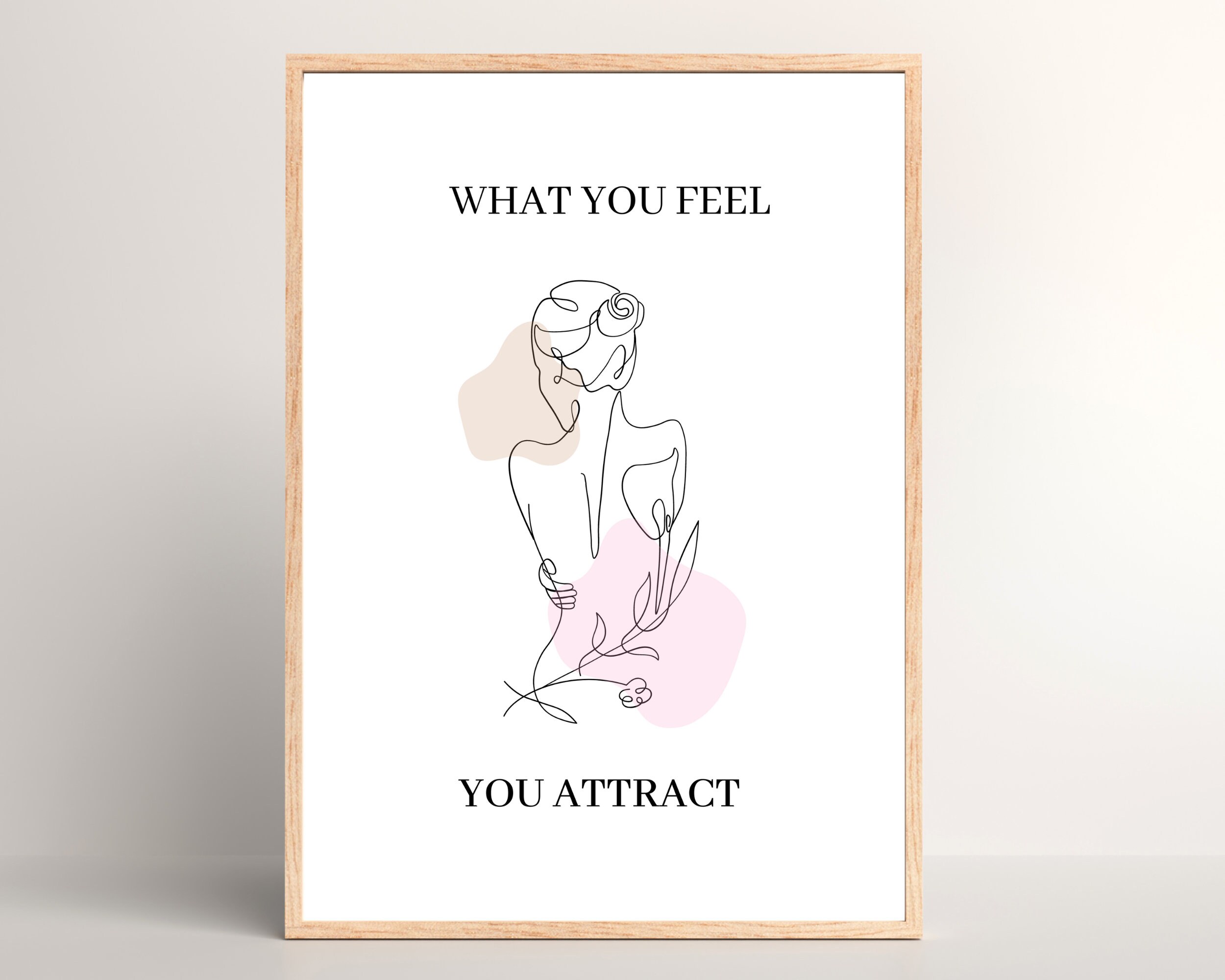 Set of 3 Line Art Print Aesthetic Room Decor Trendy Spiritual Wall Art ...