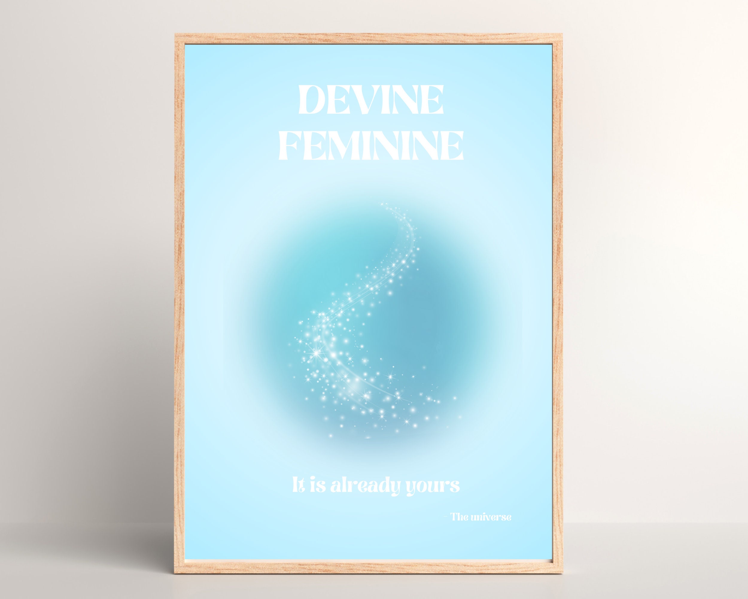 Blue Angel Number 111 Aura Poster Set Set of 3 Affirmation - Etsy