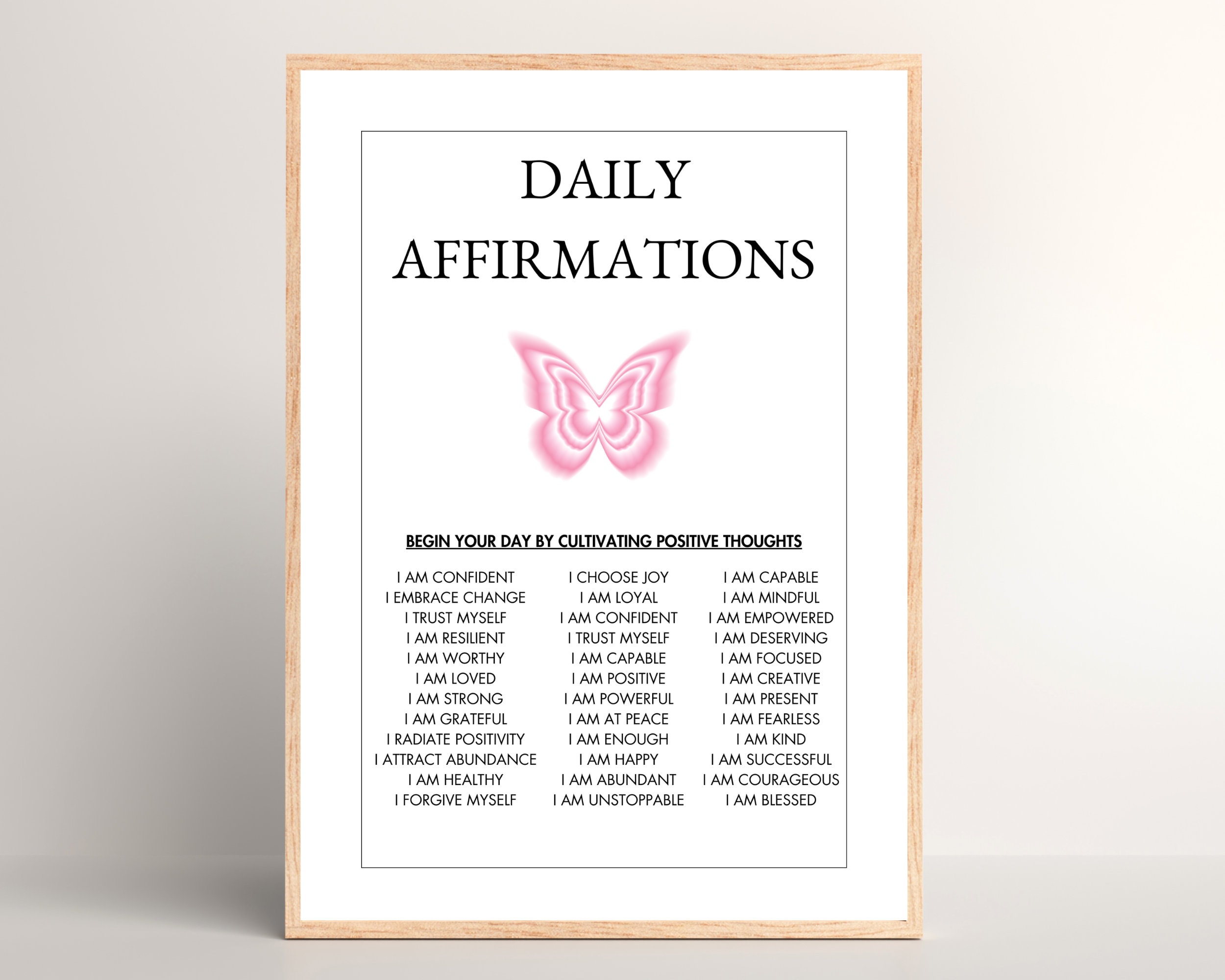 Pastel Pink Prints, Self Love Posters, Pink Angel Aura Poster, Set of 3 ...