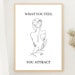 Set of 3 Line Art Print Aesthetic Room Decor Trendy Spiritual Wall Art ...