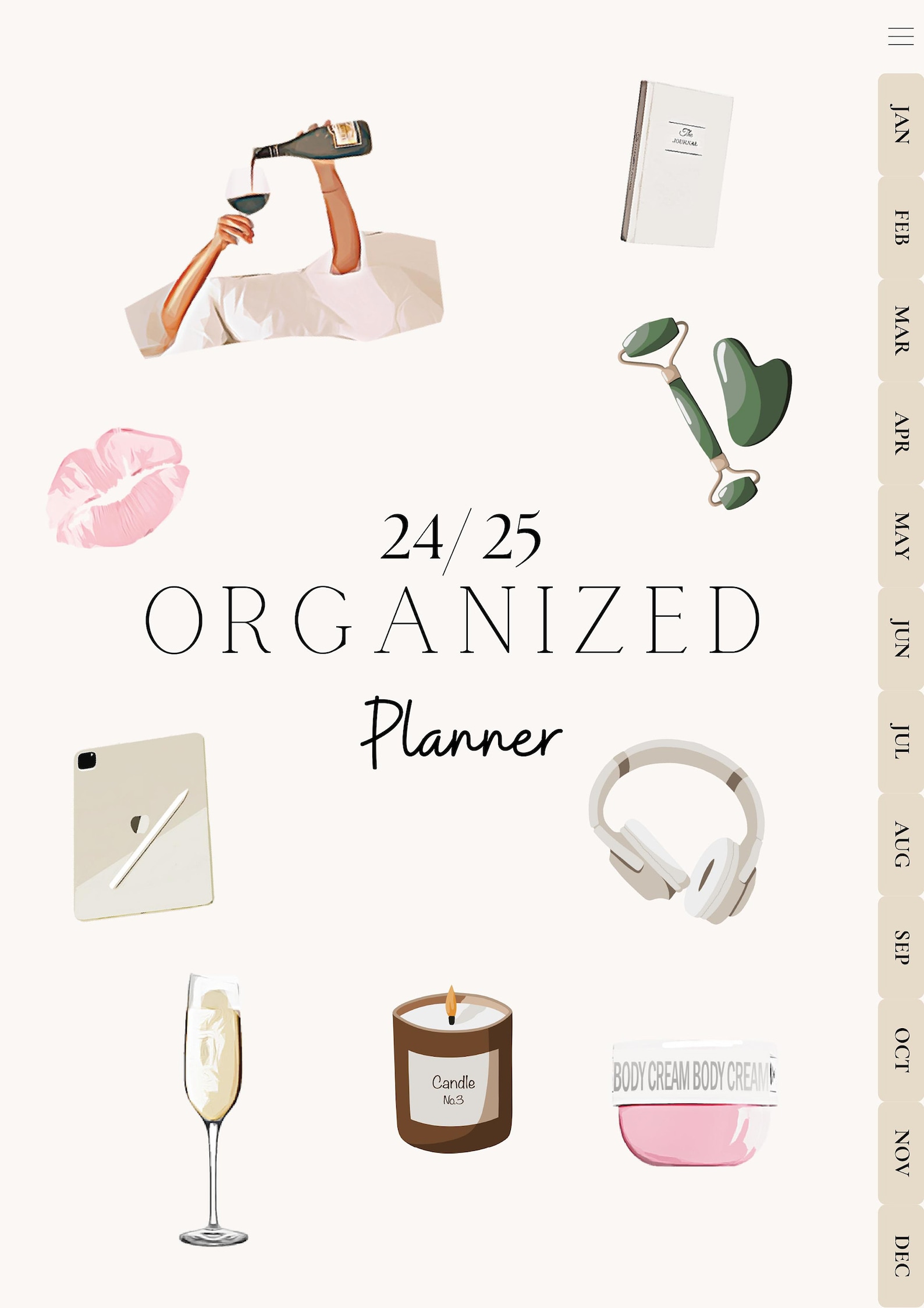 Organized Planner 2024-2025 - Etsy