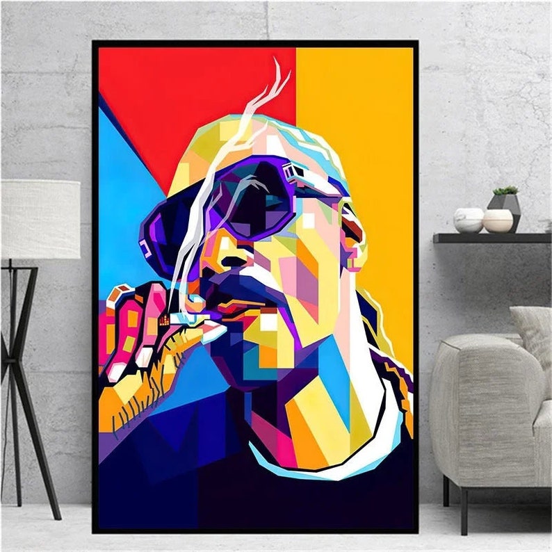 Hip Hop Snoop Dogg Singer Star Posters Prints Rapper Star Canvas ...