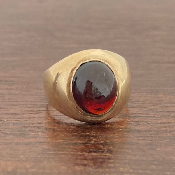 Mens Garnet Ring - Etsy