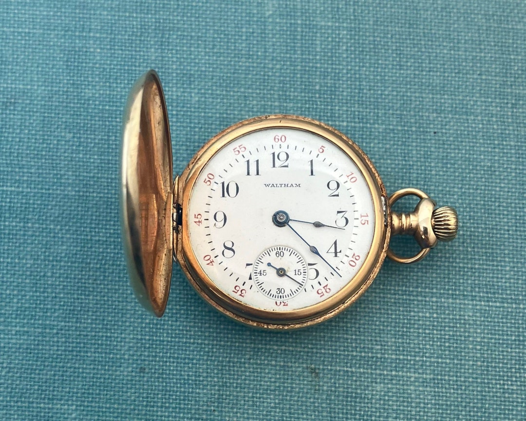 Waltham 14k Gold Case Pendant Pocket Watch Ladies - Etsy