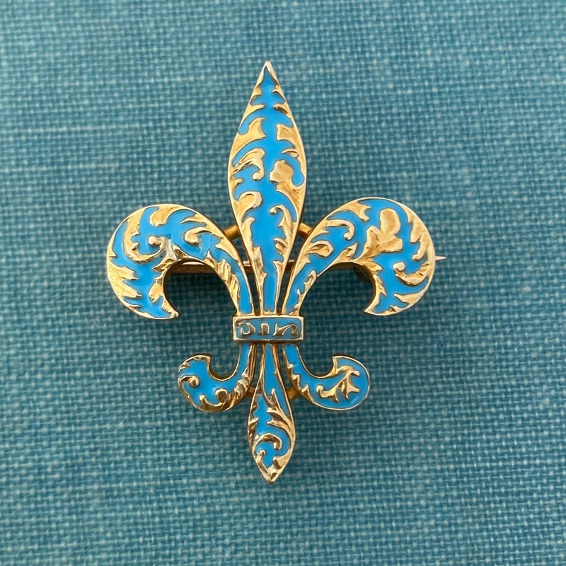 Blue Fleur De Lis - Etsy