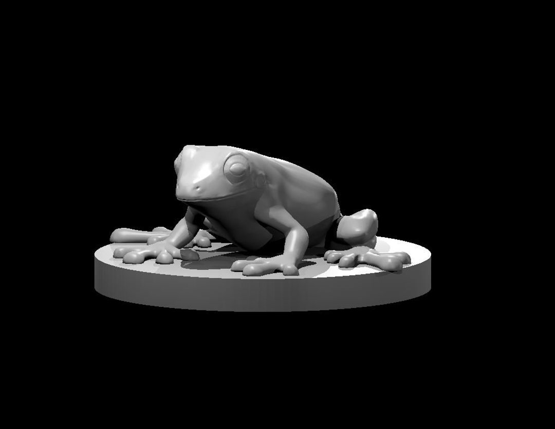 Giant Frog Miniature for Dnd Pathfinder and Other Ttrpgs - Etsy