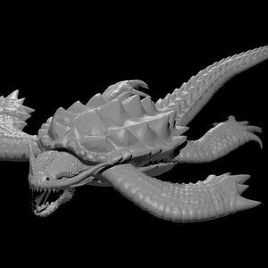 Dragon Turtle Miniature for Dnd Pathfinder and Other Ttrpgs - Etsy