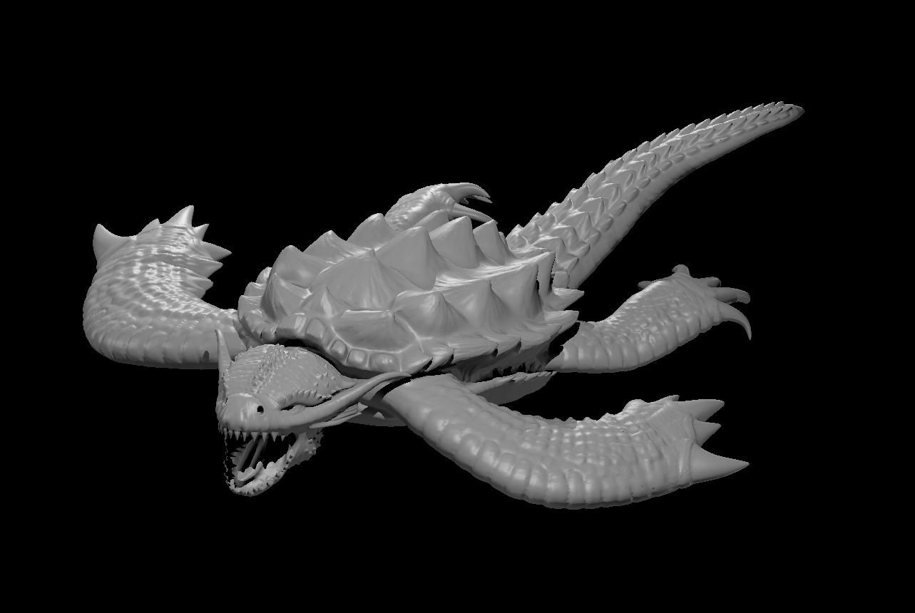 Dragon Turtle Miniature for Dnd Pathfinder and Other Ttrpgs - Etsy