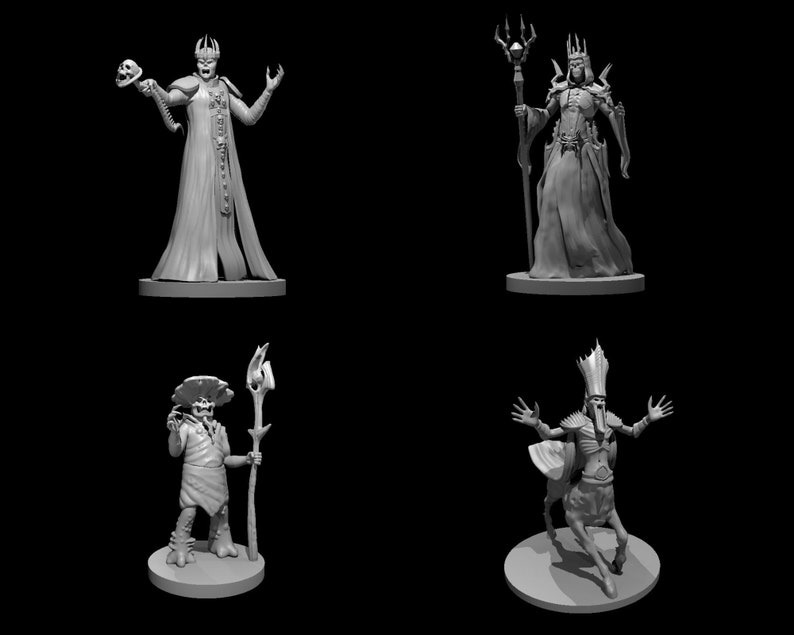 Lich Miniature for Dnd Pathfinder and Other Ttrpgs - Etsy