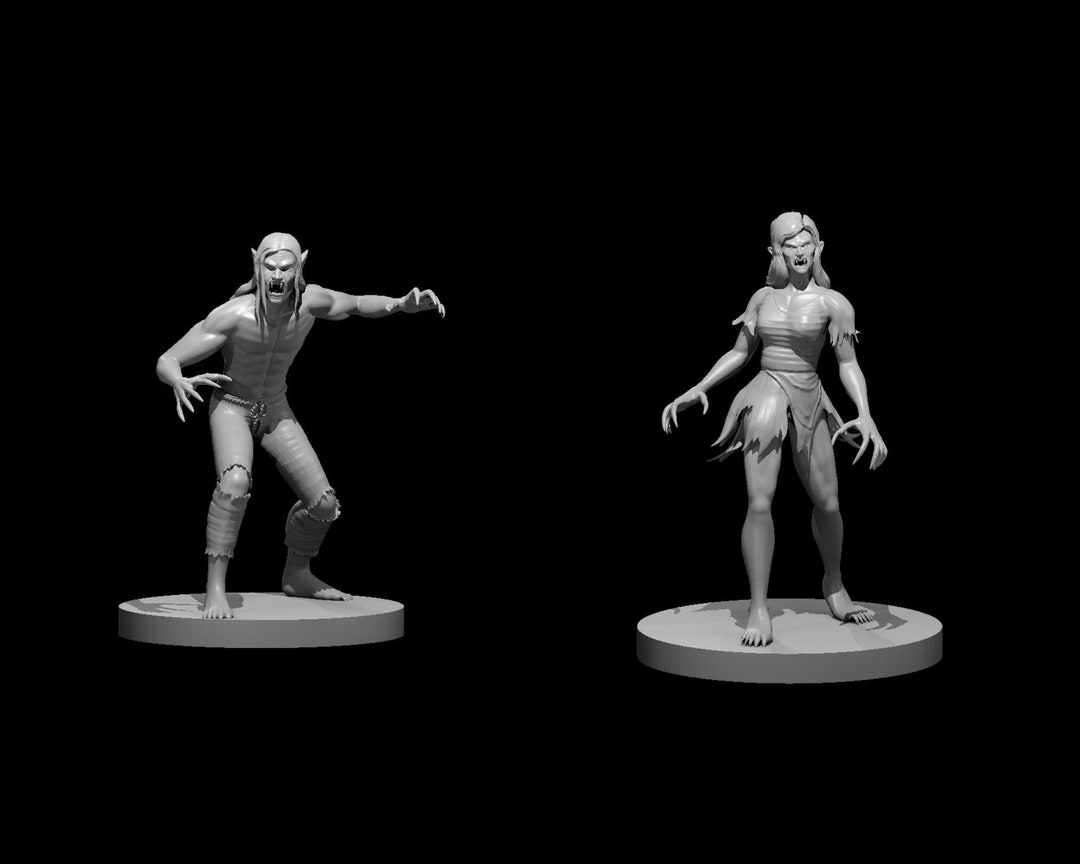Vampire Spawn Miniature for Dnd Pathfinder and Other Ttrpgs - Etsy