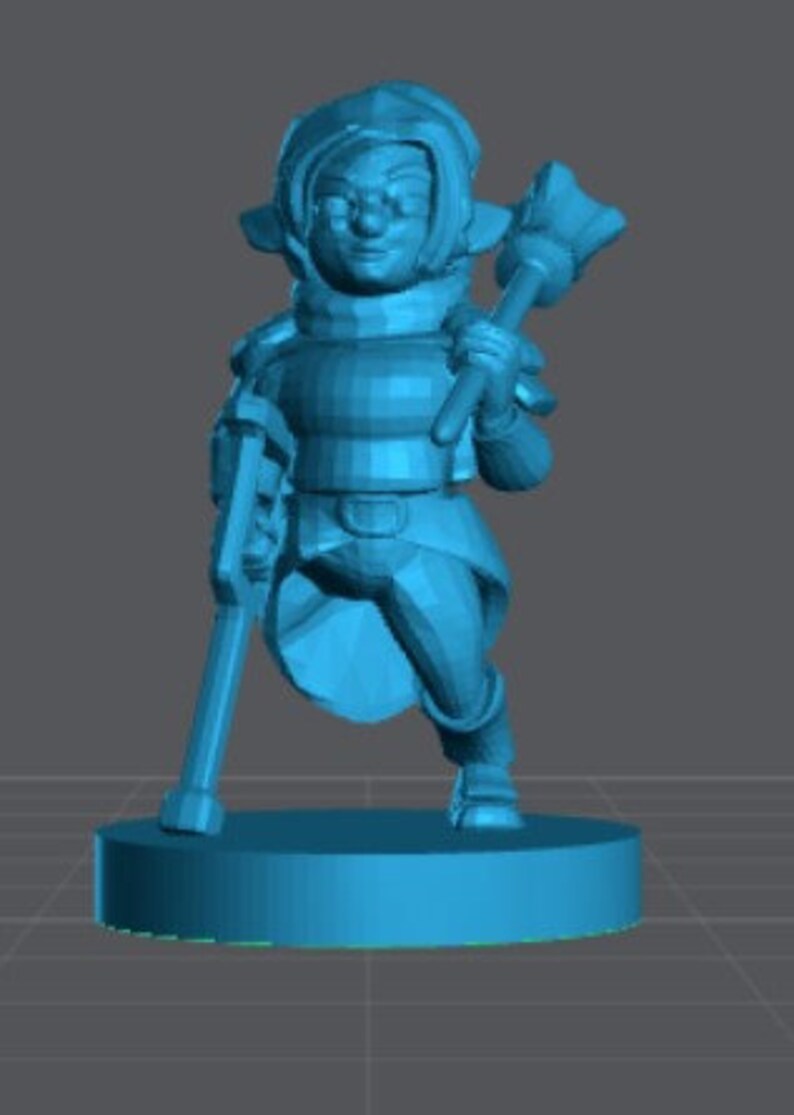 Halfling Cleric Miniature for Dnd Pathfinder and Other Ttrpgs - Etsy