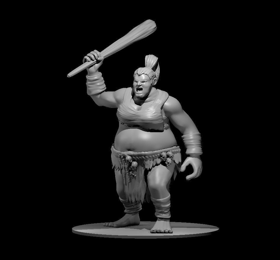 Hill Giant Miniature for Dnd Pathfinder and Other Ttrpgs - Etsy