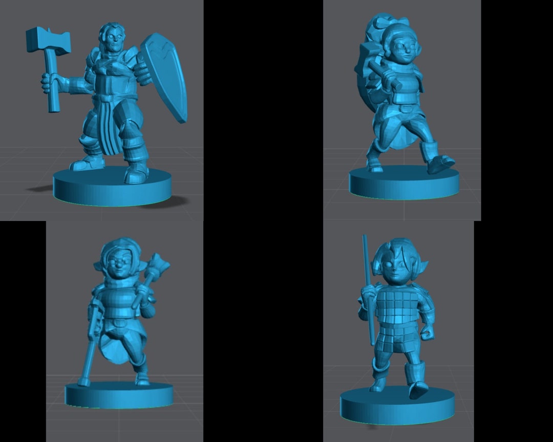 Halfling Cleric Miniature for Dnd Pathfinder and Other Ttrpgs - Etsy