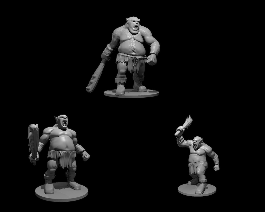 Ogre Miniature for Dnd Pathfinder and Other Ttrpgs - Etsy