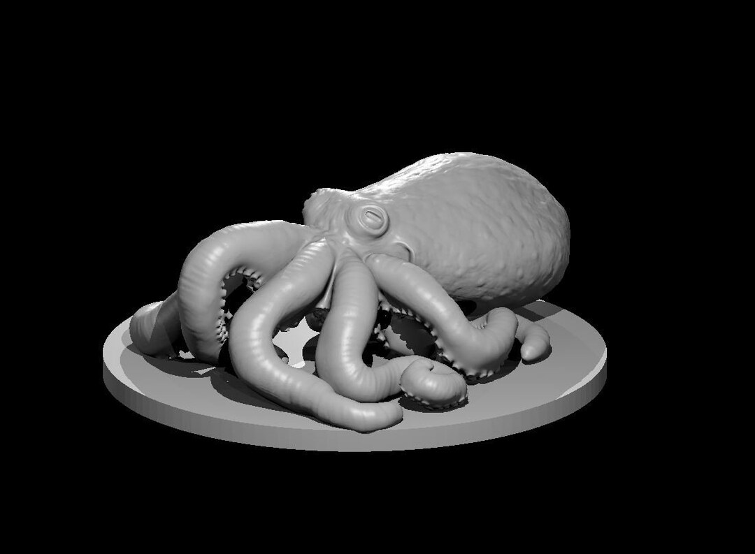 Giant Octopus Miniature for Dnd Pathfinder and Other Ttrpgs - Etsy