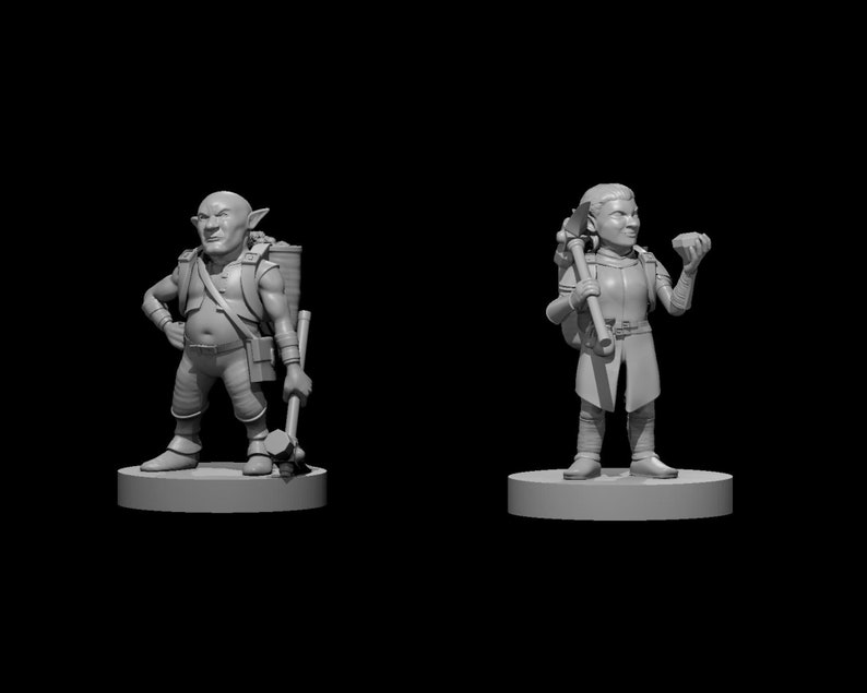 Deep Gnome svirfneblin Miniature for Dnd Pathfinder and Other Ttrpgs - Etsy