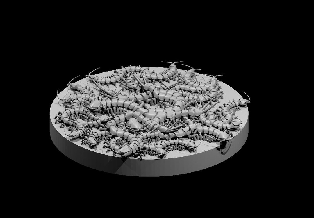 Swarm of Centipedes Miniature for Dnd Pathfinder and Other Ttrpgs - Etsy