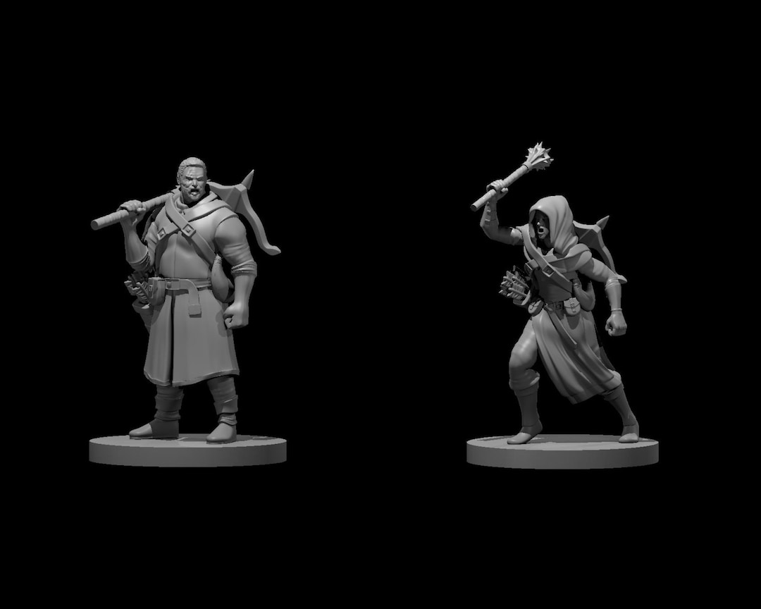 Thug Miniature for Dnd Pathfinder and Other Ttrpgs - Etsy