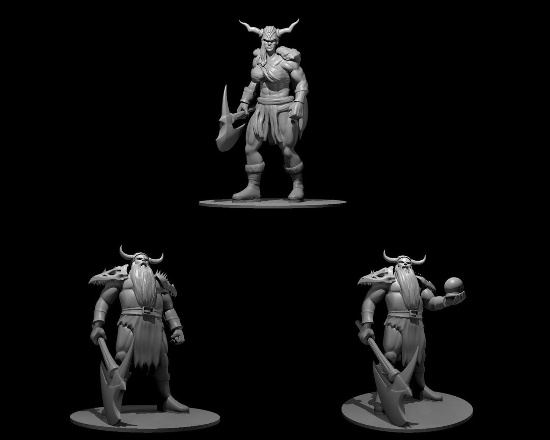 Frost Giant Miniature for Dnd Pathfinder and Other Ttrpgs - Etsy
