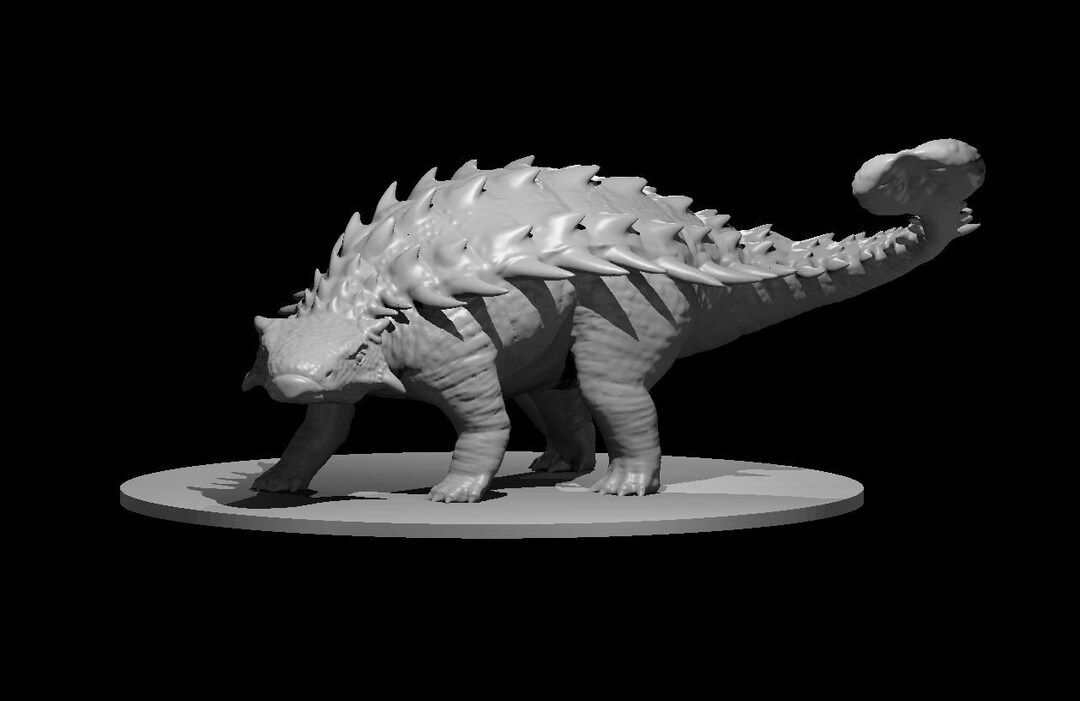 Ankylosaurus Miniature for Dnd Pathfinder and Other Ttrpgs - Etsy