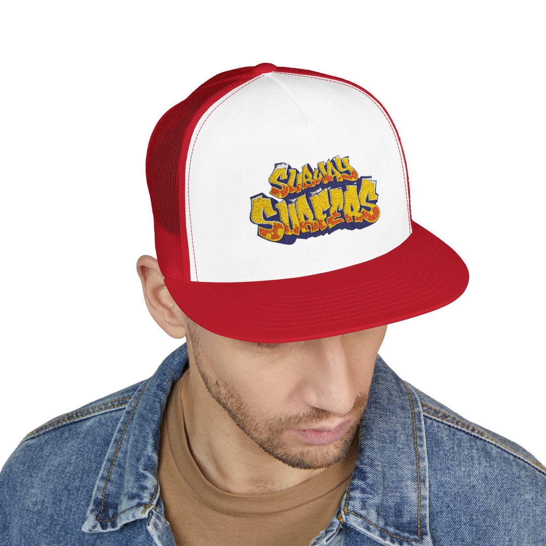 Sub Surfer, Cosplay, Costume, Retro 5 Panel Embroidered Trucker Cap ...