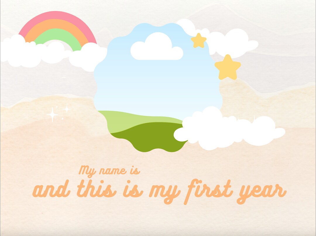 My First Month Baby Calendar - Etsy