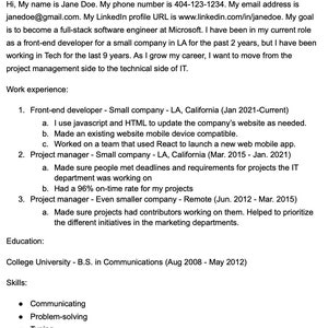 Custom Resume Makeover | Revamp Your Resume in 2 Days | Professional ...