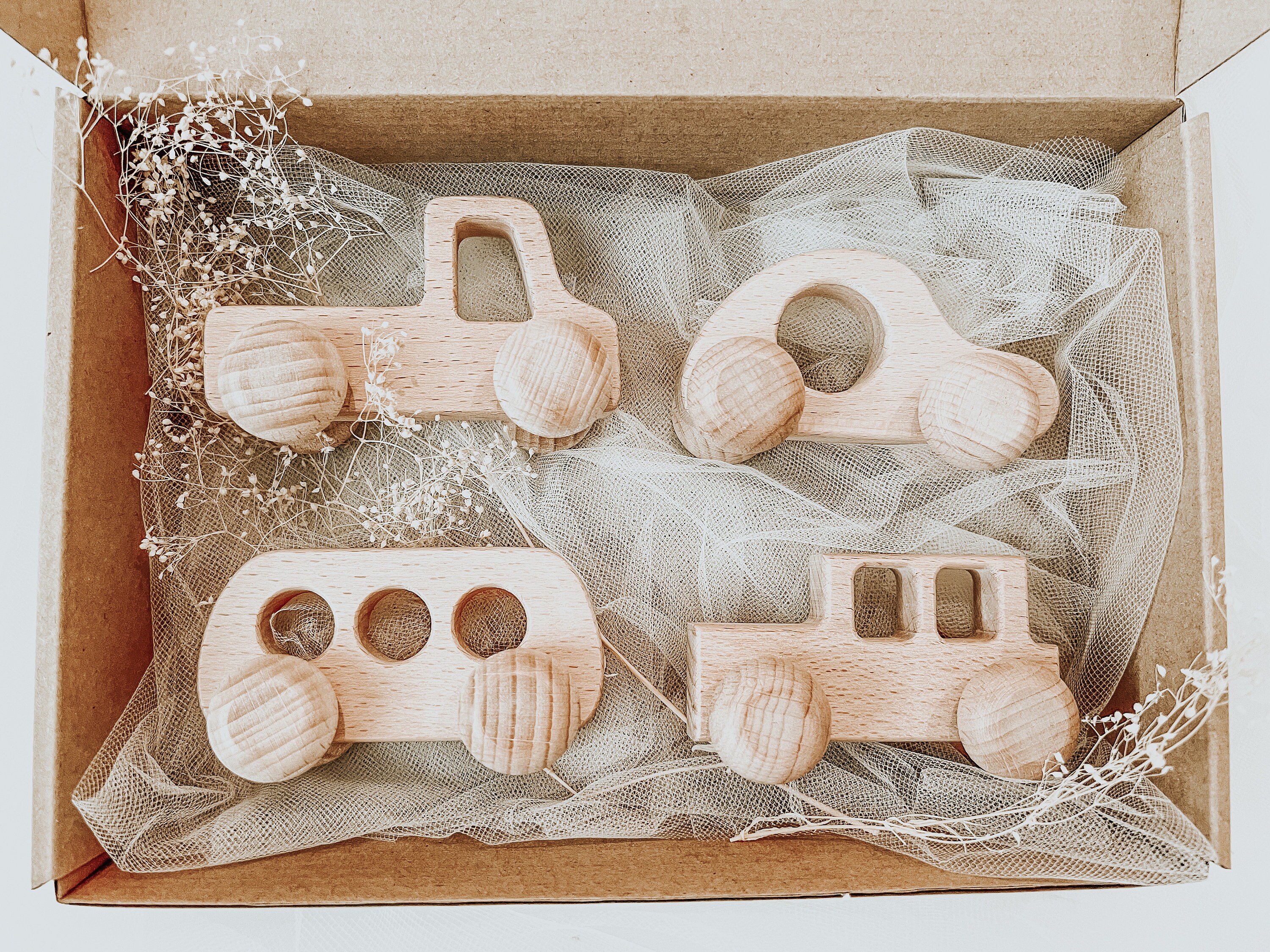 Wooden Car Set: Personalized Montessori Toy, Nursery Decor - Etsy
