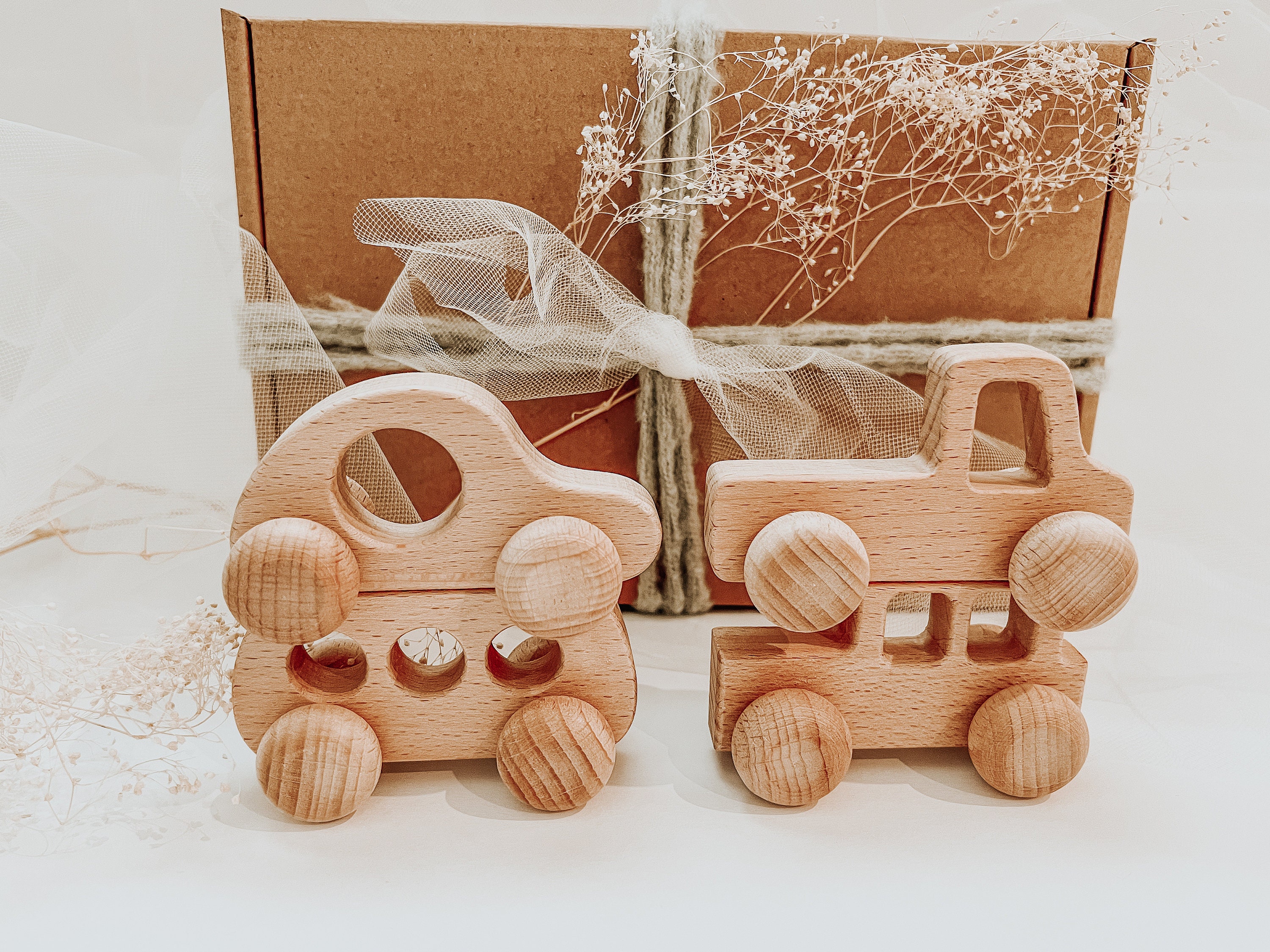 Wooden Car Set: Personalized Montessori Toy, Nursery Decor - Etsy