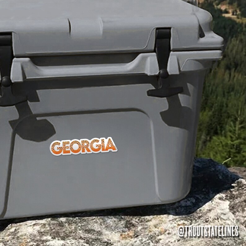 Georgia Trout Stickers 3-pack / Rainbow, Brook & Brown Trout / Fly ...