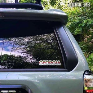 Georgia Trout Stickers 3-pack / Rainbow, Brook & Brown Trout / Travel ...