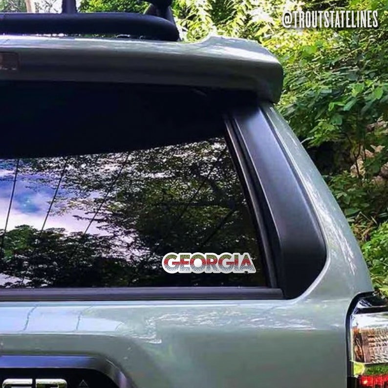Georgia Trout Stickers 3-pack / Rainbow, Brook & Brown Trout / Fly ...