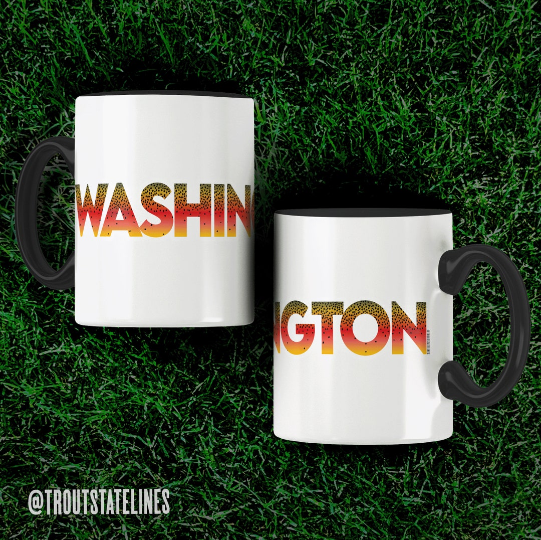 Washington Mug / Cutthroat, Brook, Brown & Rainbow Trout / 11 Oz / WA ...